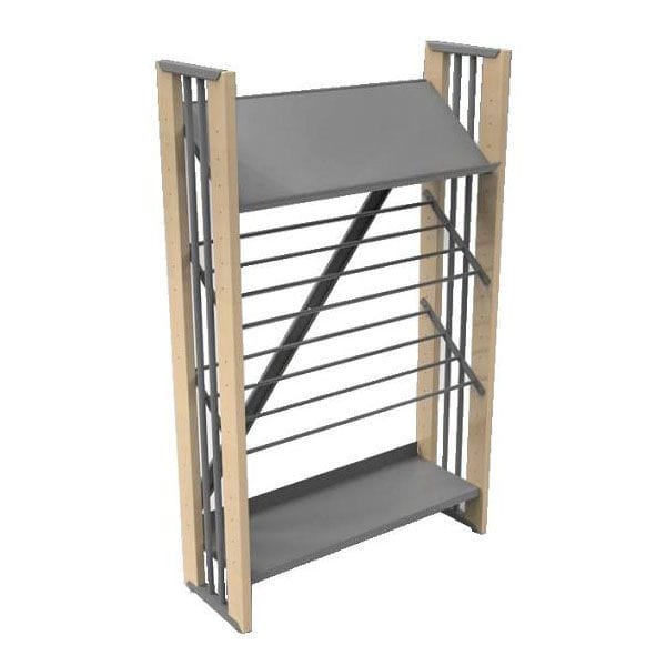 Espositore per riviste e giornali - BIBLUS - Nautilus SA - in faggio ...