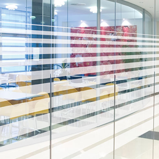 Pellicola decorativa per applicazione su vetro - LINEAL - SolarScreen ...