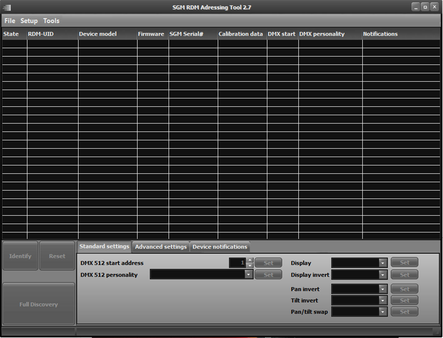 Software di gestione - RDM - SGM Light