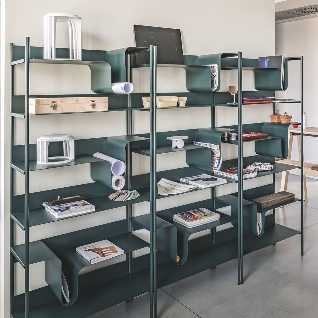 Libreria modulare - WAVE - True Design srl - moderna / contract / in ...