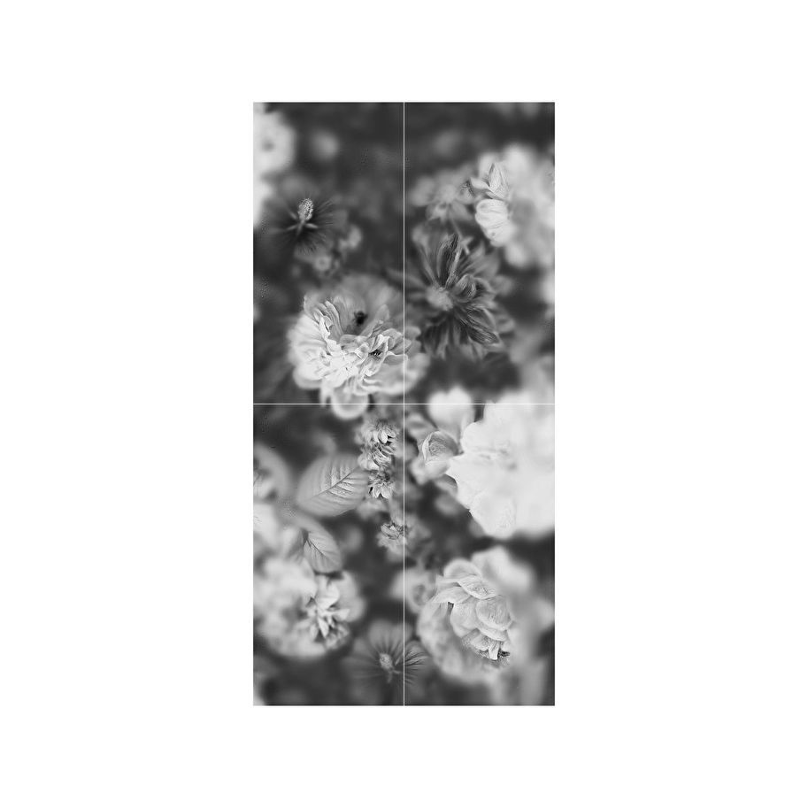 Pannello decorativo in ceramica - BLOSSOM - Devon&Devon - per interni / liscio / bianco