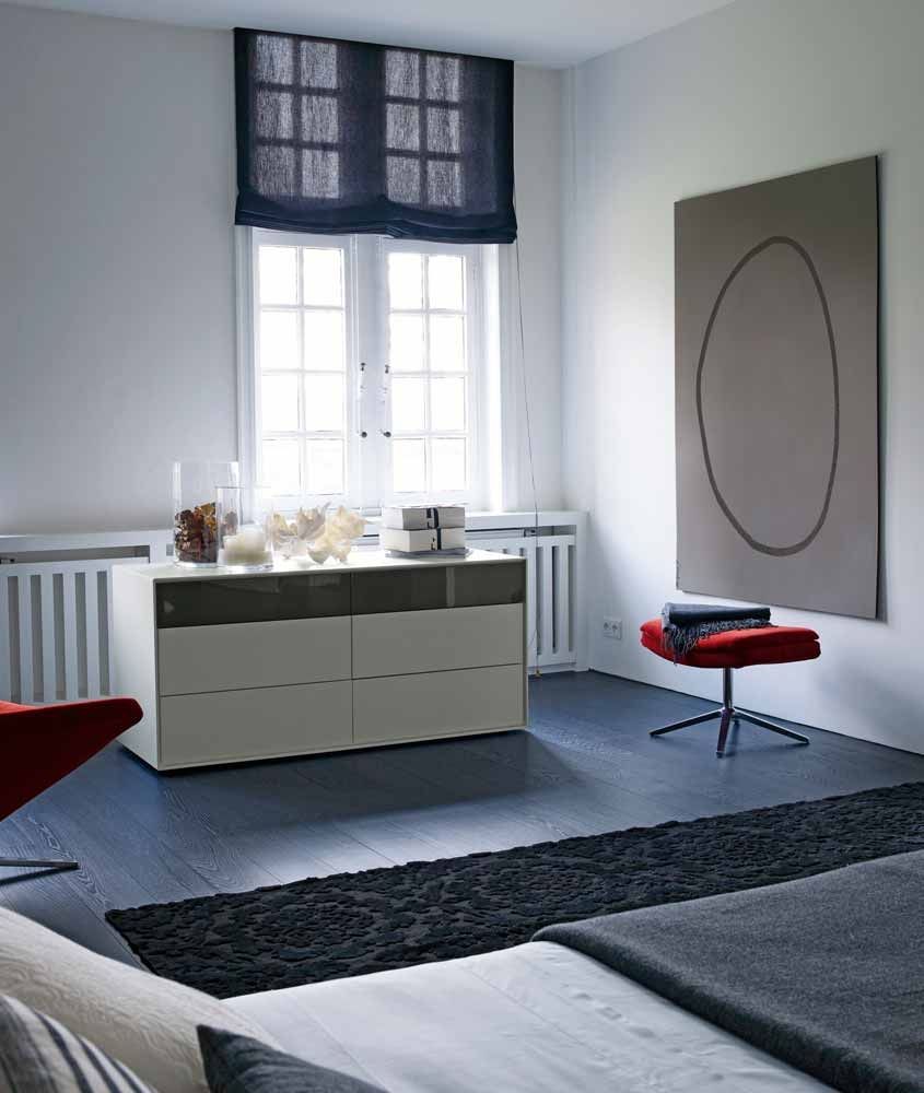 Cassettone moderno / in MDF laccato / di Studio Kairos / giallo - DADO ...