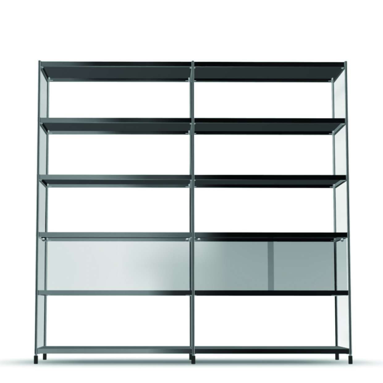 Scaffale modulare - SEC / LIB - ALIAS - alto / moderno / in alluminio