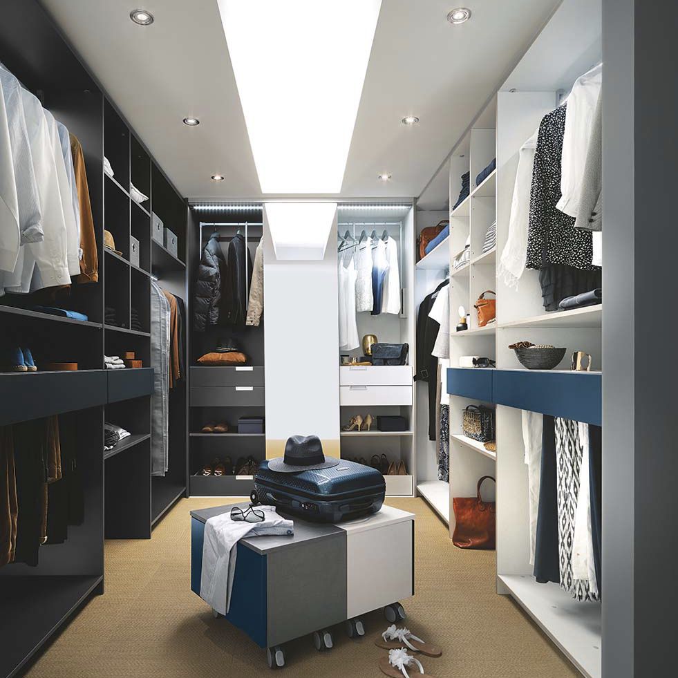 Cabina armadio con fissaggio a muro - AMBIANCE ODYSSÉE - Mobalpa - contemporanea / in legno ...