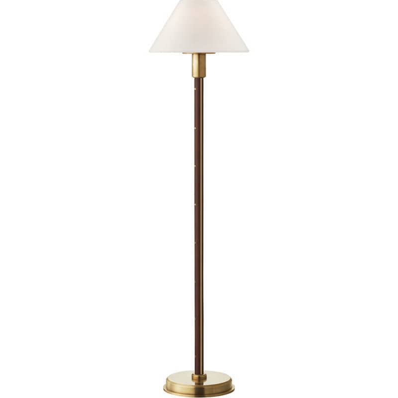 Lampada da terra - RADFORD - Ralph Lauren Home - in ottone / in nichel ...