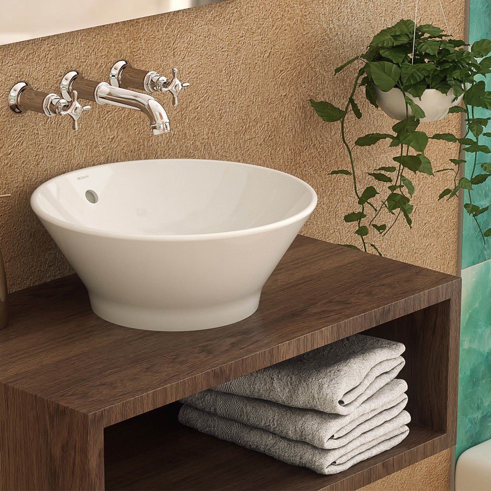 Lavabo da appoggio - 1435-CWH - Deco Lav - in ceramica / senza foro ...