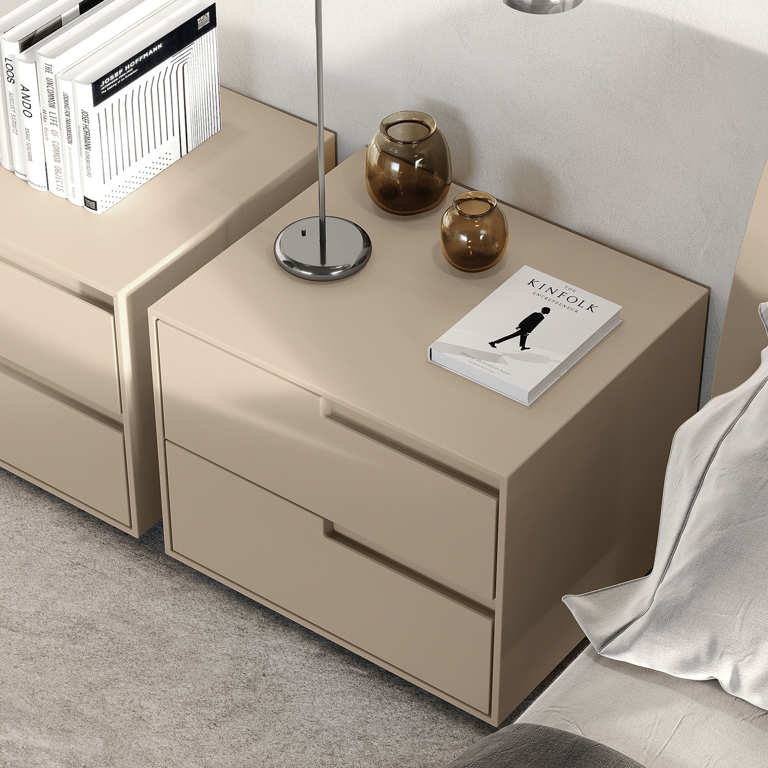 Comodino contemporaneo - DAMIEN - Febal Casa - in melaminico ...