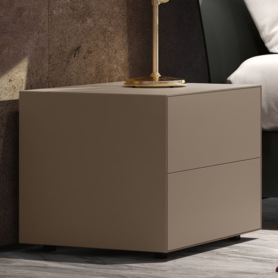 Comodino moderno - GALA 02 - Febal Casa - in legno laccato / quadrato ...