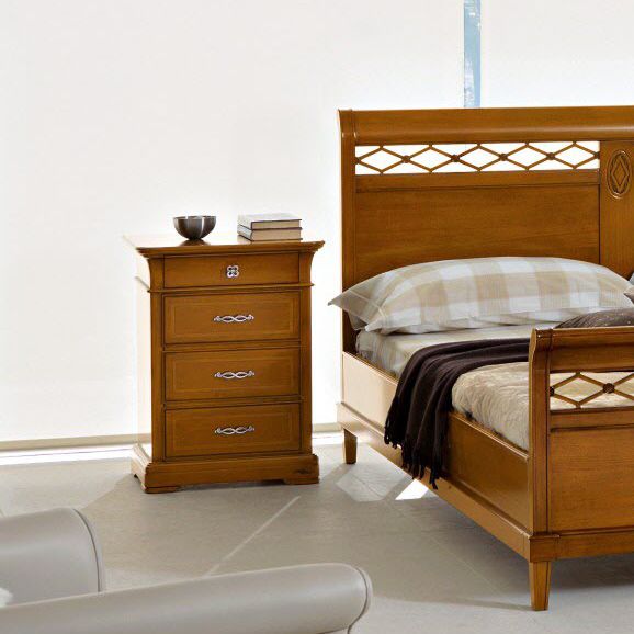 Comodino classico - BS06 - ACCADEMIA DEL MOBILE - in legno massiccio ...