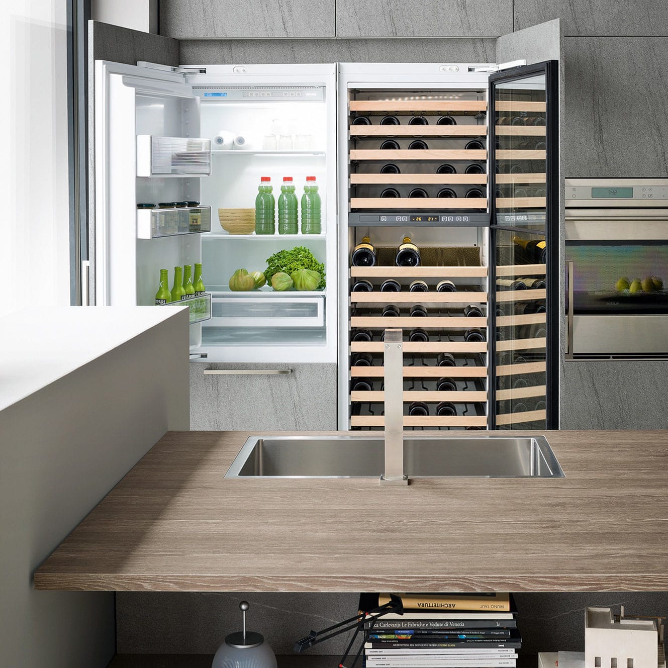 Cantinetta da incasso - LAMINA 3.0 - Record Cucine - in pietra ...