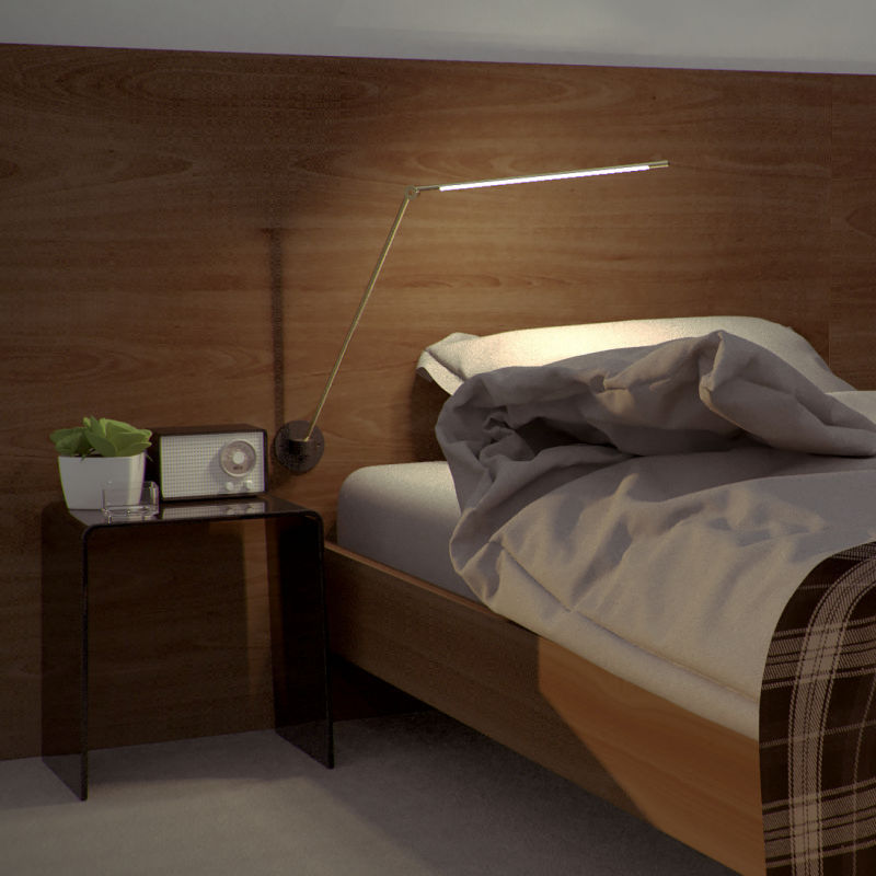 Applique moderna - THIN - Juniper - da interno / in ottone / lineare