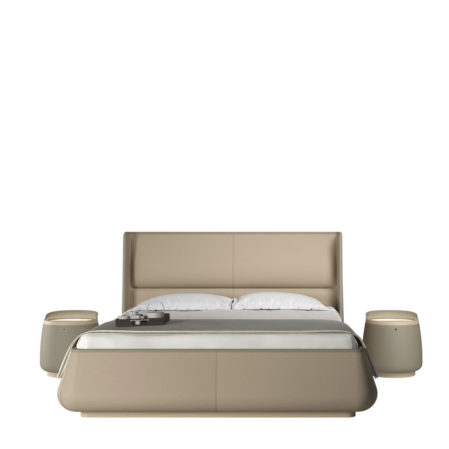 Letto matrimoniale - NEOS - DIMENSIONE CHI WING LO - contemporaneo ...