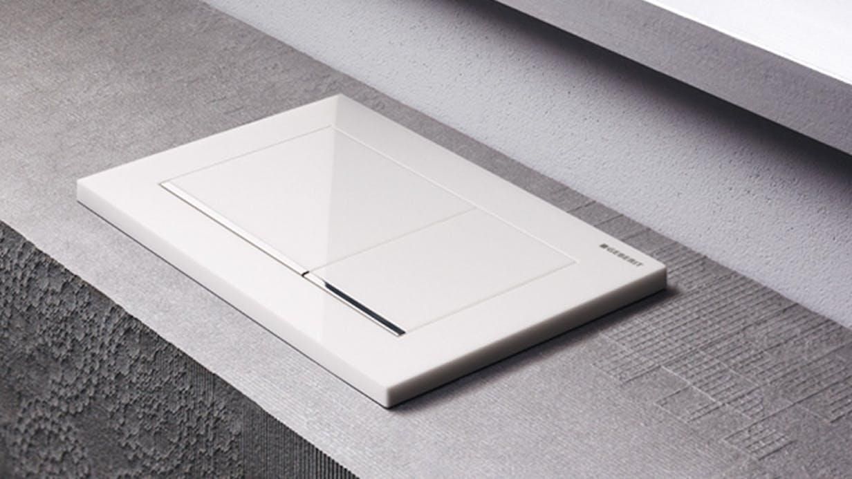 Placca di scarico doppia - OMEGA20 - GEBERIT - per uso residenziale ...