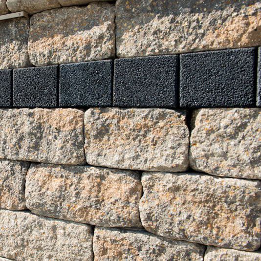Blocco di calcestruzzo pieno - ESTATE WALL® - UNILOCK - per recinzione ...