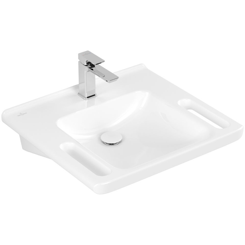 Lavabo sospeso - VICARE : 4A6861XX - Villeroy & Boch - in ceramica ...