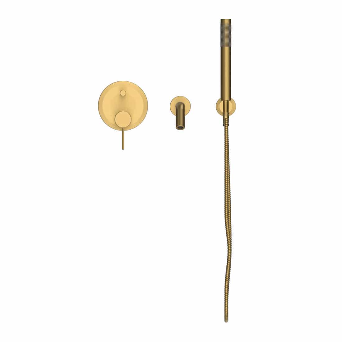 Miscelatore da doccia - D419-L - Duten - per vasca / da parete / da incasso