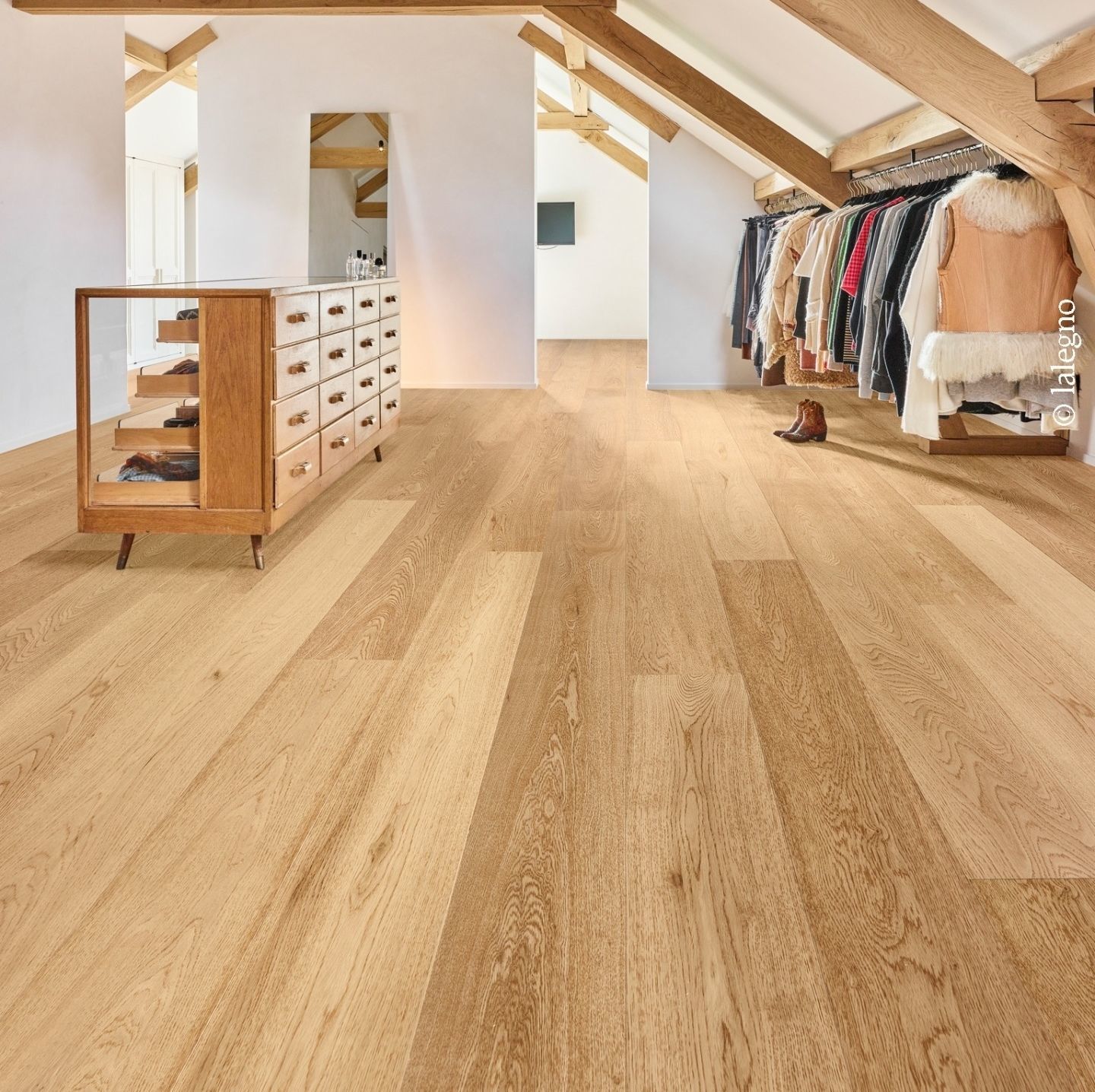 Parquet multistrato - A13325 - lalegno - in rovere / ponte di barca / opaco