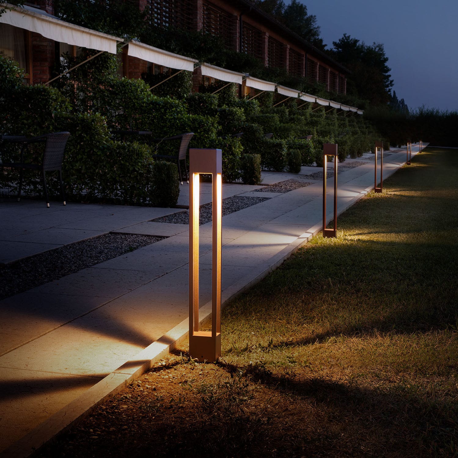 Lampioncino contemporaneo - TORCH - OLEV S.r.l. - in acciaio ...