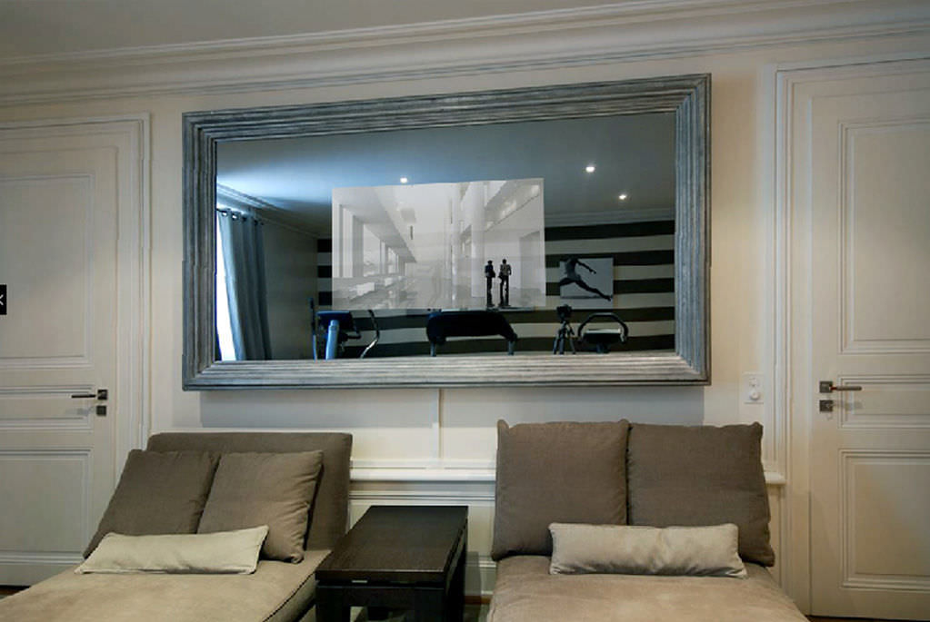 TV a specchio a muro - Raymura - contemporaneo / rettangolare