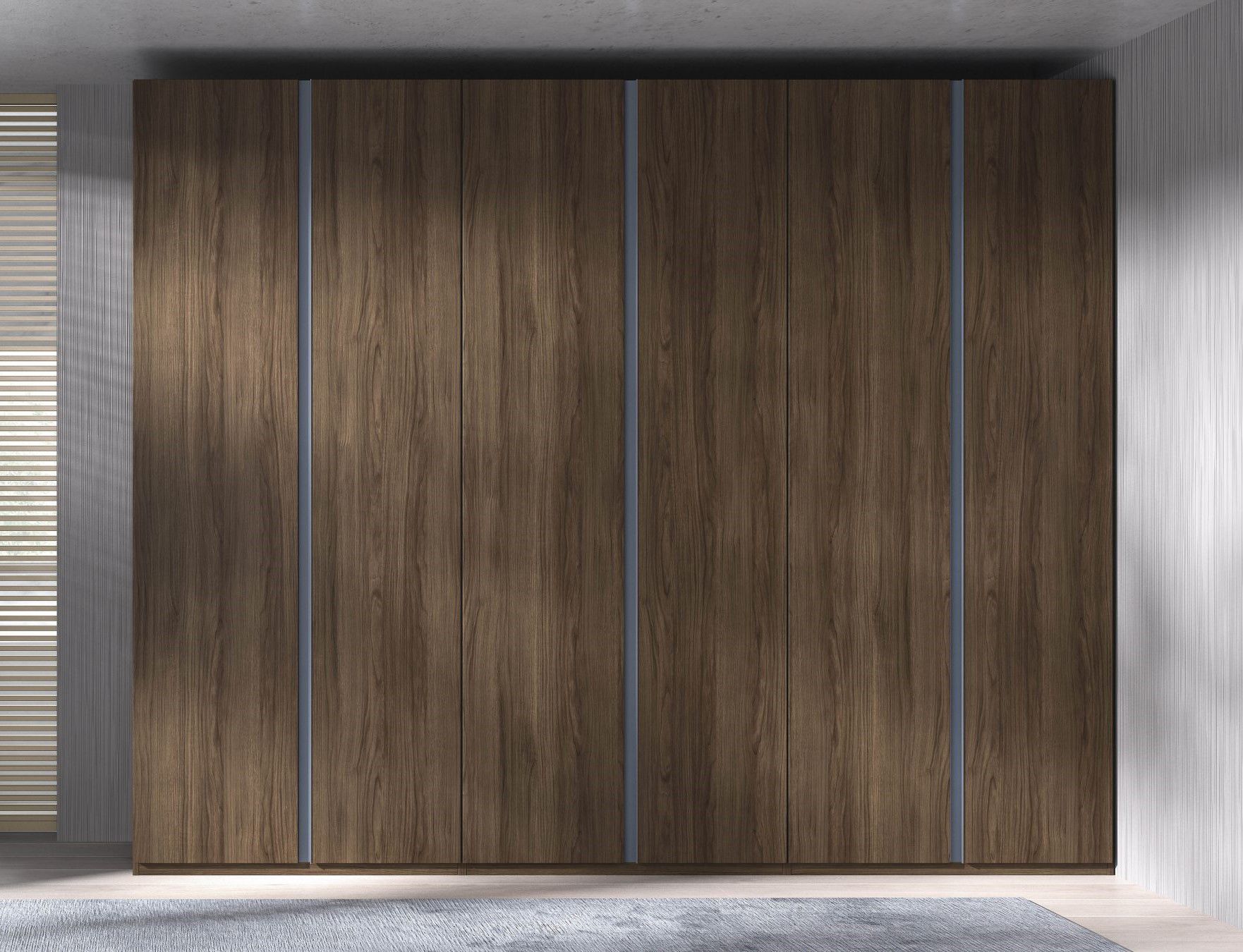 Armadio contemporaneo - Cosmo by EOS. 050 - Glicerio Chaves - in legno / con ante battenti