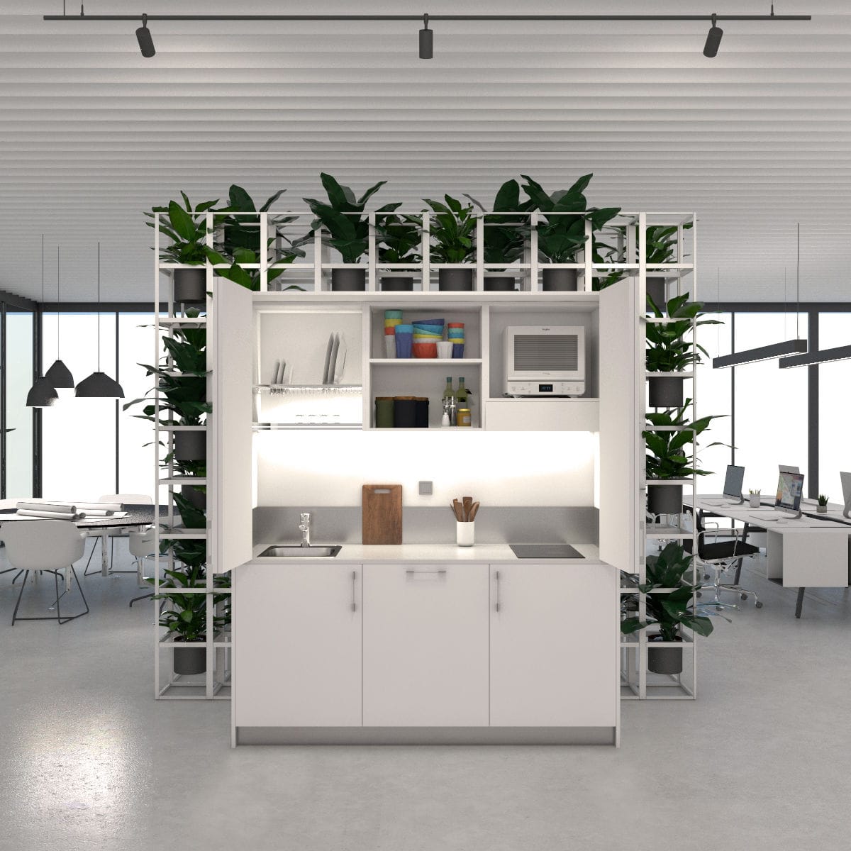 Mini cucina a scomparsa - MINICOMPACT : 184 - MiniCucine.com - compatta ...