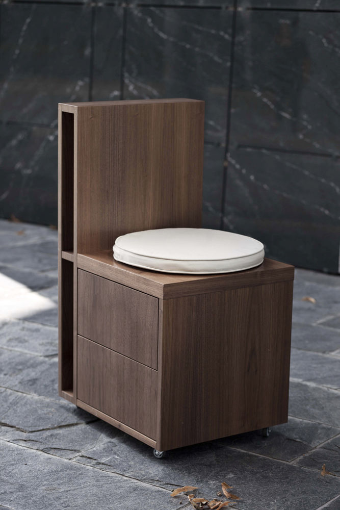 Sedia moderna - QUATRE SAISONS - Ateliers Phi SA - con contenitore / in ...