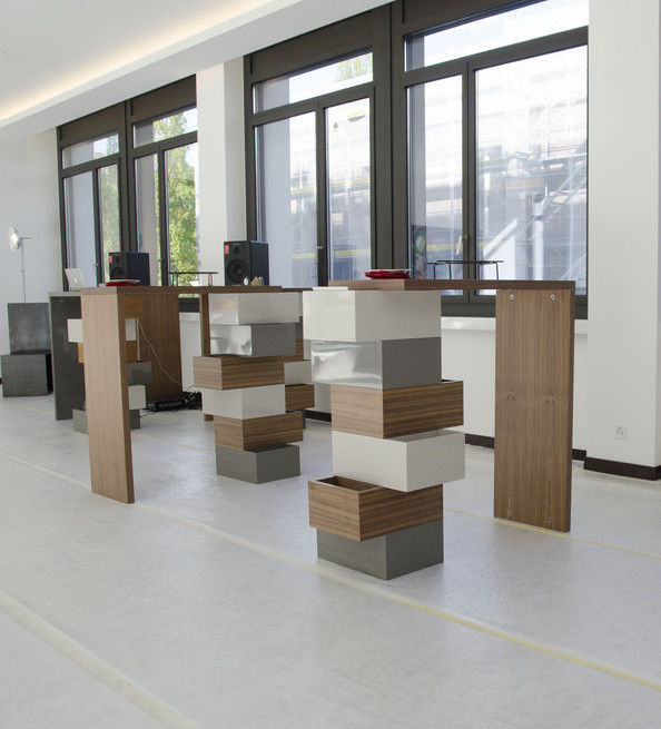 Banco reception in legno - ALLEGRA - Ateliers Phi SA
