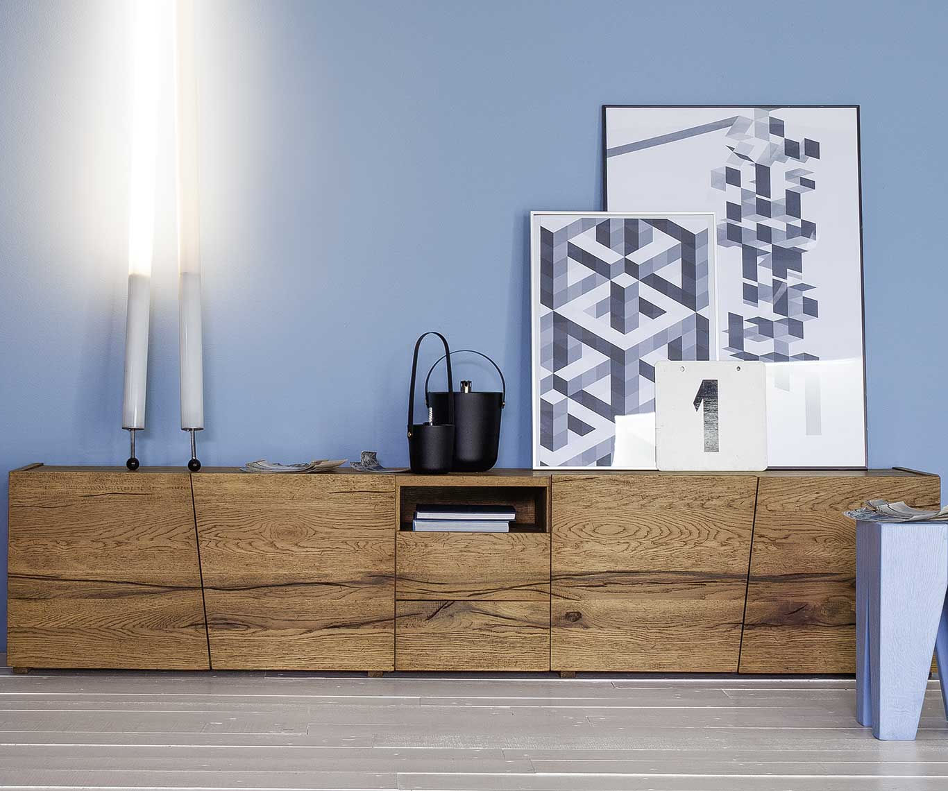 Mobile porta TV moderno - Devina Nais - lowboard / in legno