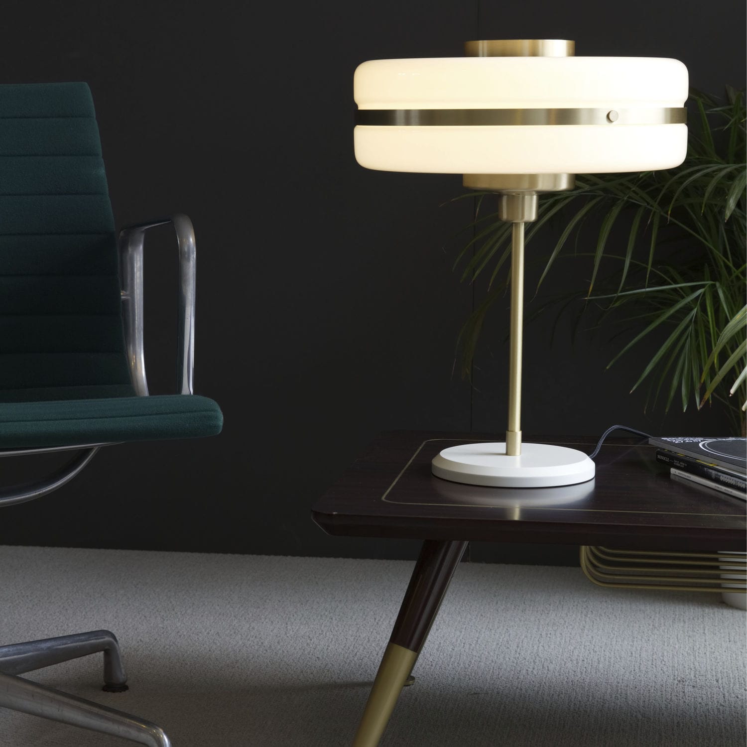 Lampada da tavolo - MASINA - BERT FRANK - in ottone / in vetro ...