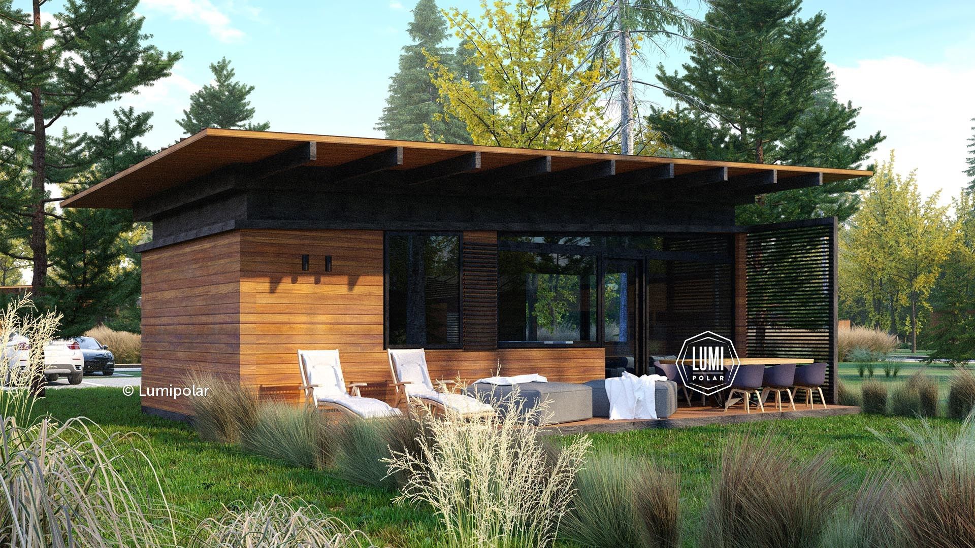 Casa prefabbricata - Neo Click 40 - Lumi Polar - ecologica / a ...