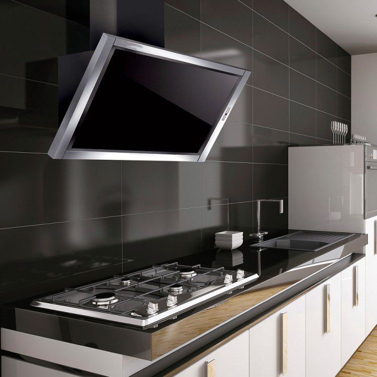 Cappa a muro - LA-120-TEREL-SS-BG - Luxair Cooker Hoods Kitchen ...