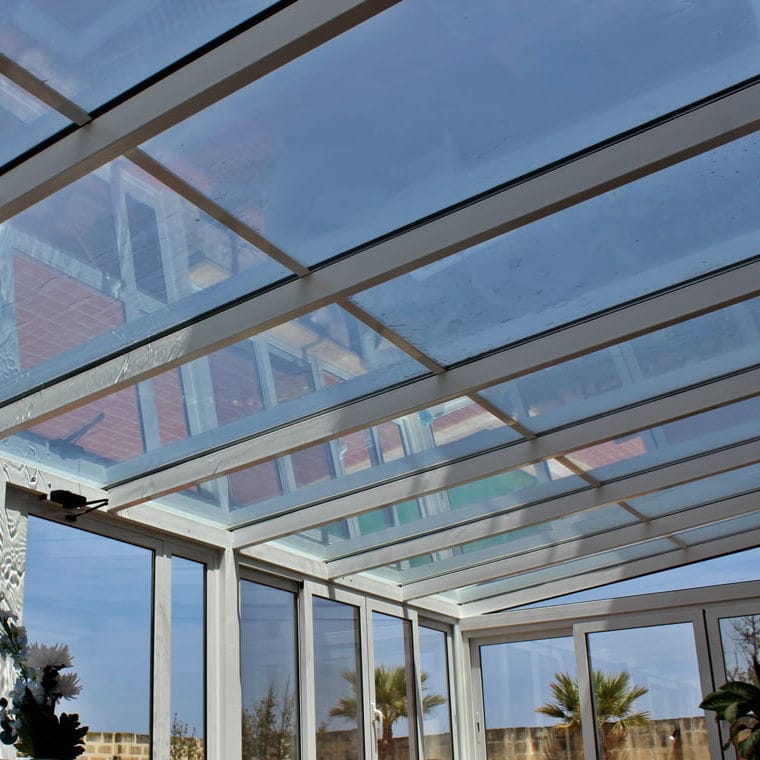 Veranda in vetro - Jamar - in acciaio / contract / tuttovetro