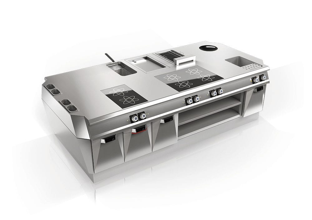 Cucina professionale in acciaio inox - PIANI UNICI - Olis Ali Group S.r ...