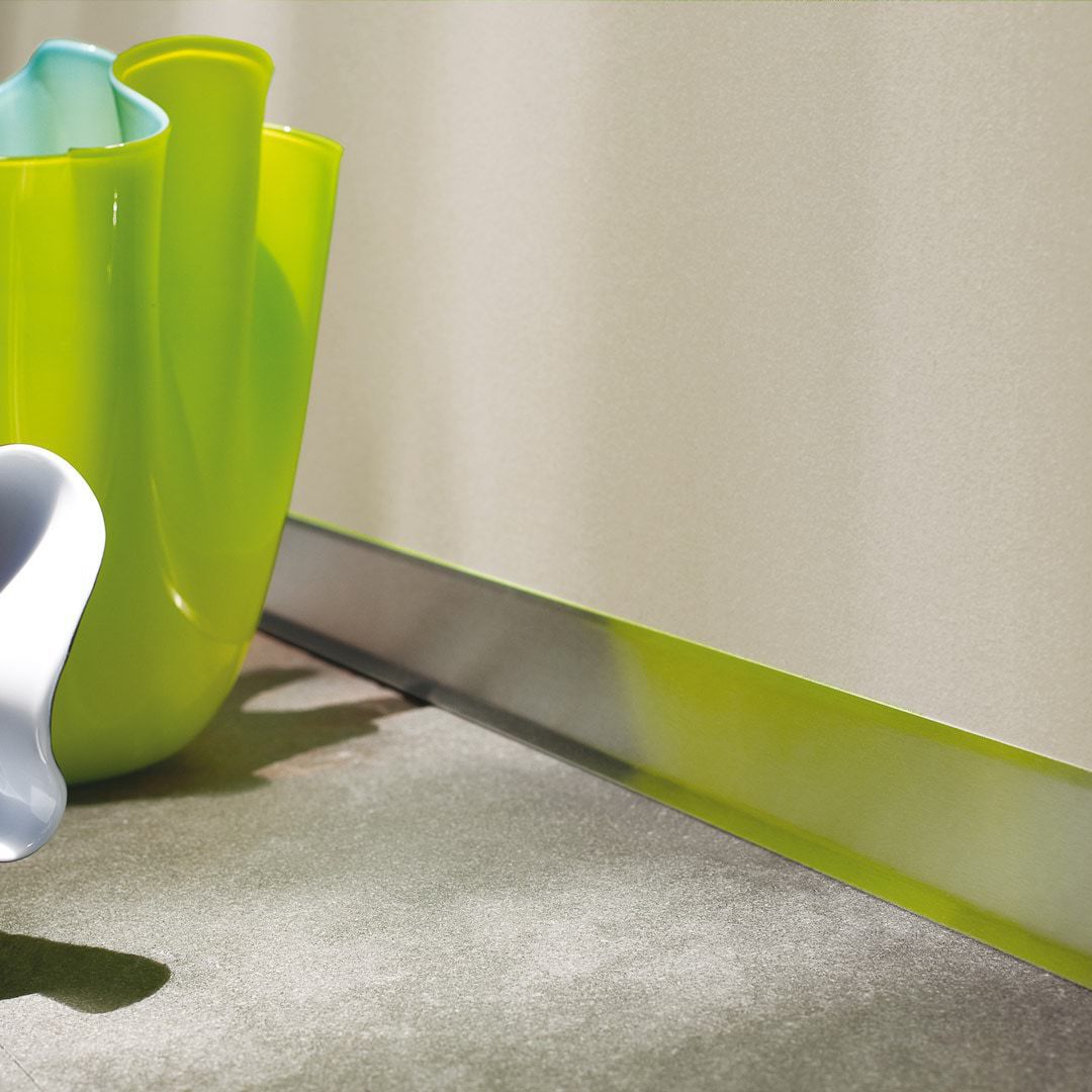 Battiscopa verde - LINE 790 - PROFILPAS - argentato / in acciaio ...