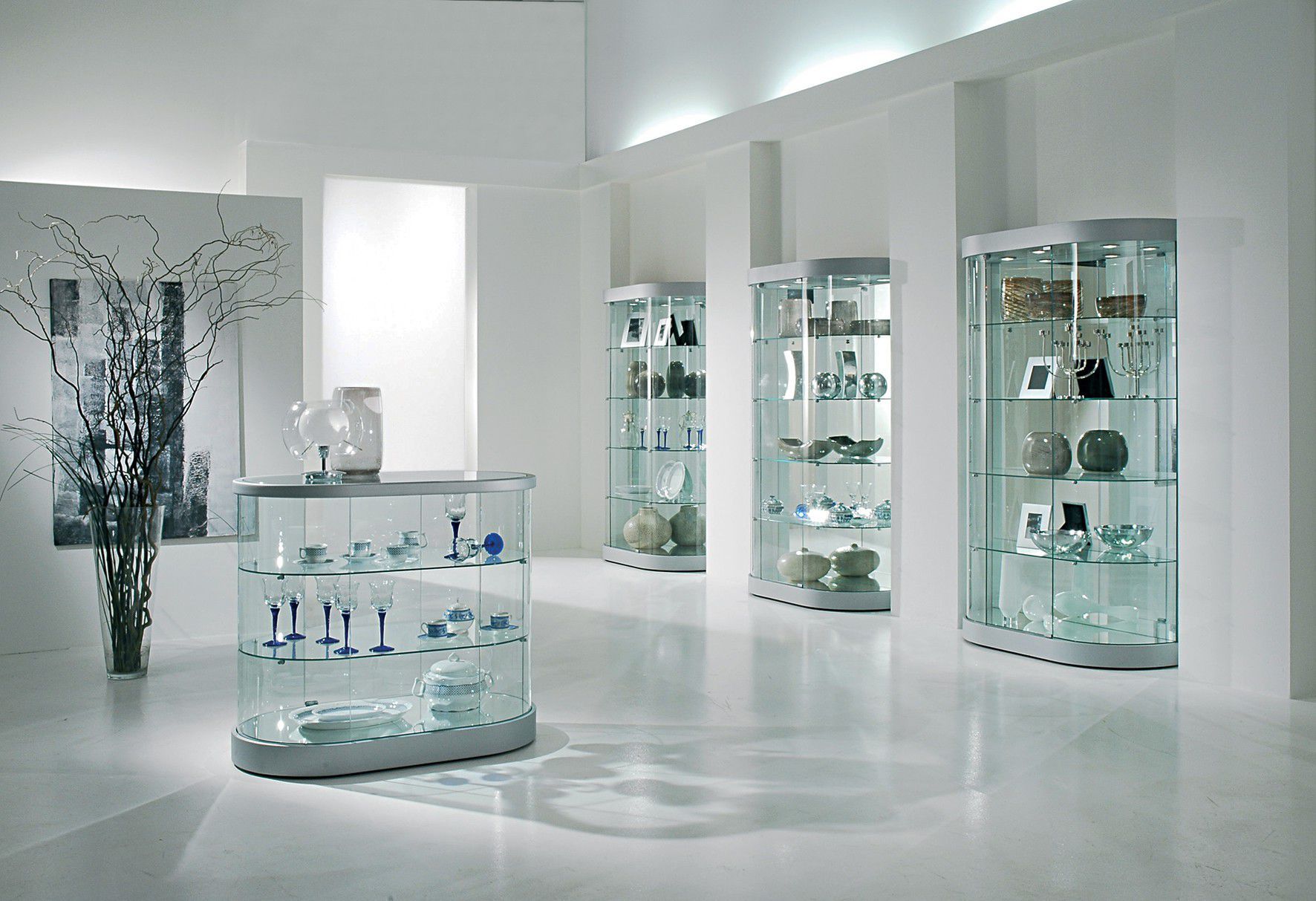 Vetrina moderna - 209/OB - Castellani.it srl - su piedistallo / in ...