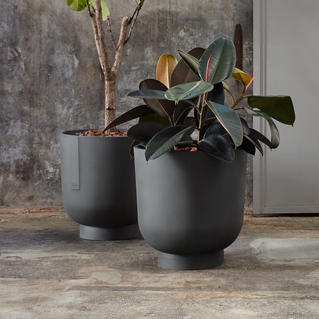 Vaso da giardino in gres - BARDI - Hobby Flower - rotondo / per uso ...