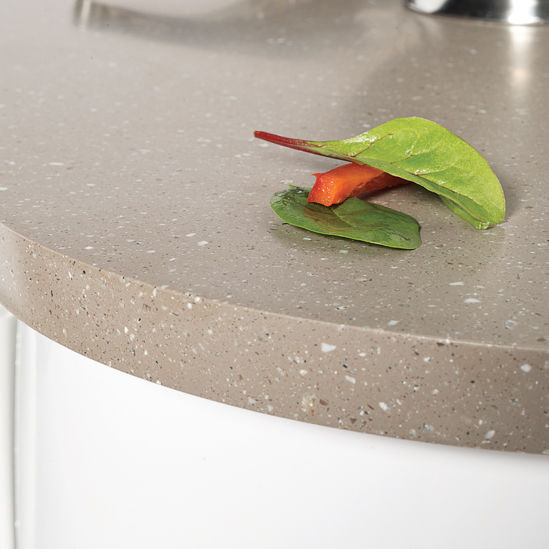 Piano di lavoro in Solid Surface - AMAZONIA BROWN - Minerva Work Surfaces - da cucina