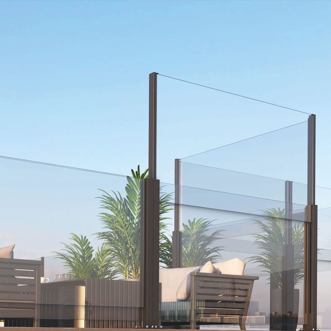 Pannello paravento in vetro - LIFT MOTION PLUS - BYART GROUP - contract