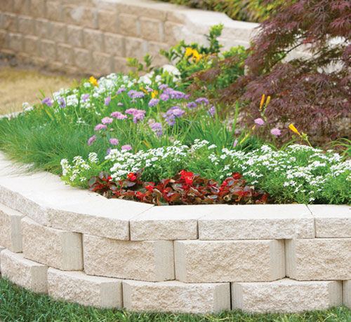 Blocco di calcestruzzo pieno - LEGACY STONE DECO - PAVESTONE - per ...