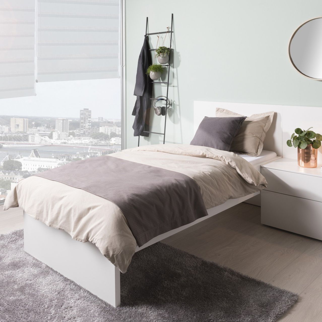 Letto singolo - BASE - Noteborn BV - moderno / con testiera / con comodini