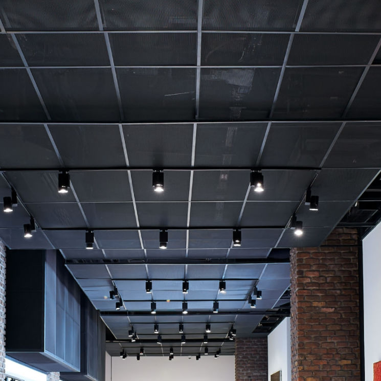 Controsoffitto in metallo - DIAMOND - Tacer Ltd. - in pannelli ...