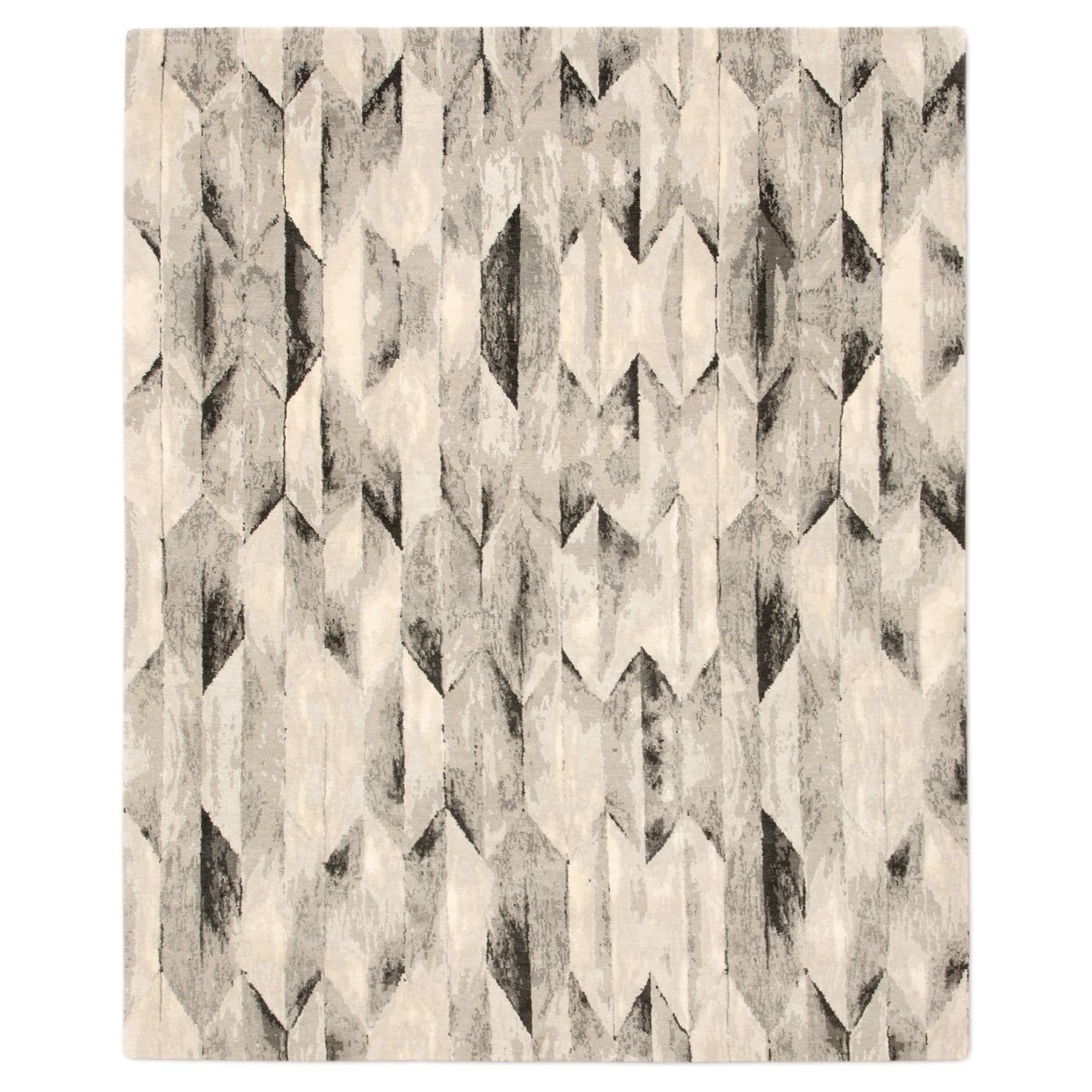 Tappeto contemporaneo - SLATE - Knots rugs - geometrico / in seta / in ...
