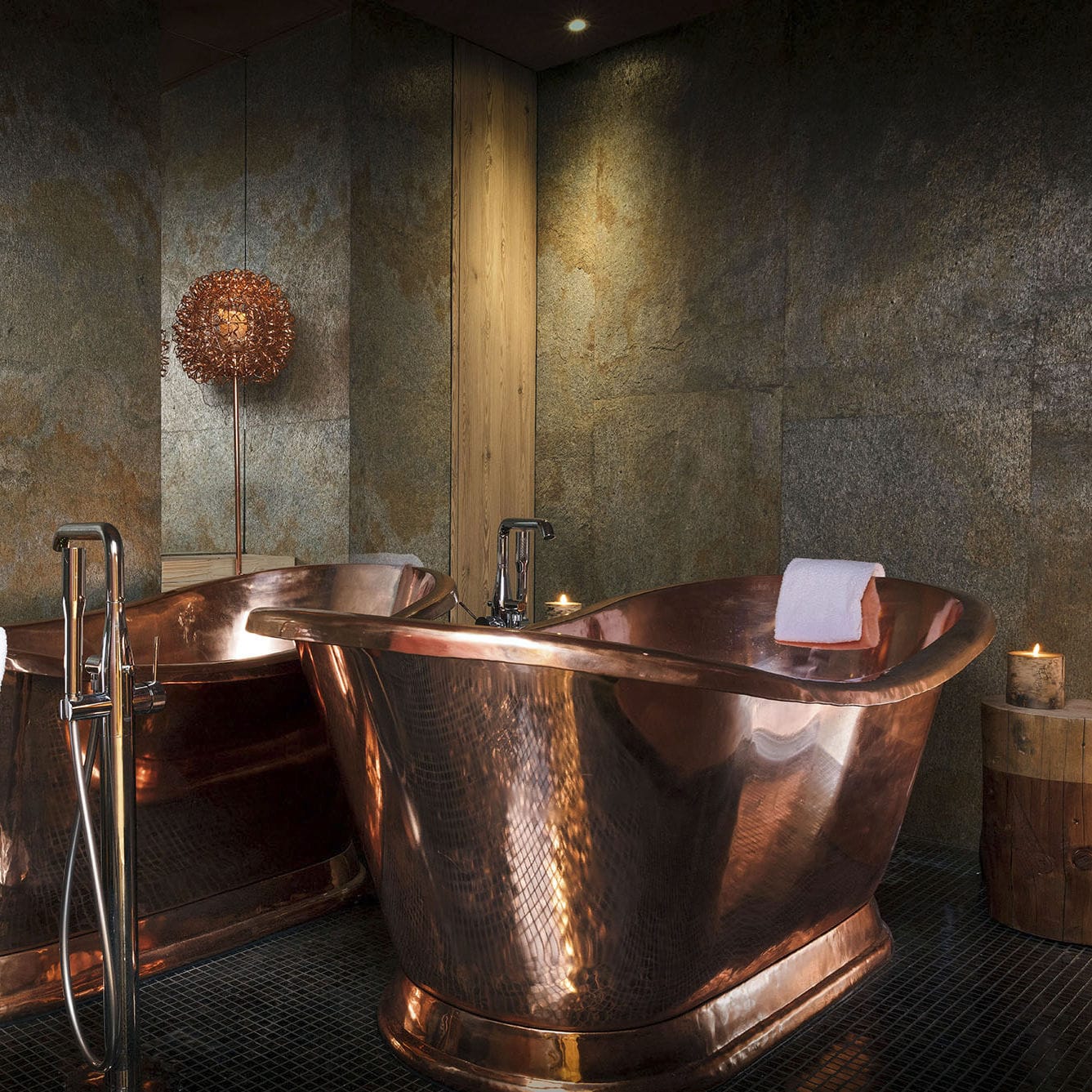 Vasca da bagno ovale - Copperbath - Vasque import - da appoggio / in rame