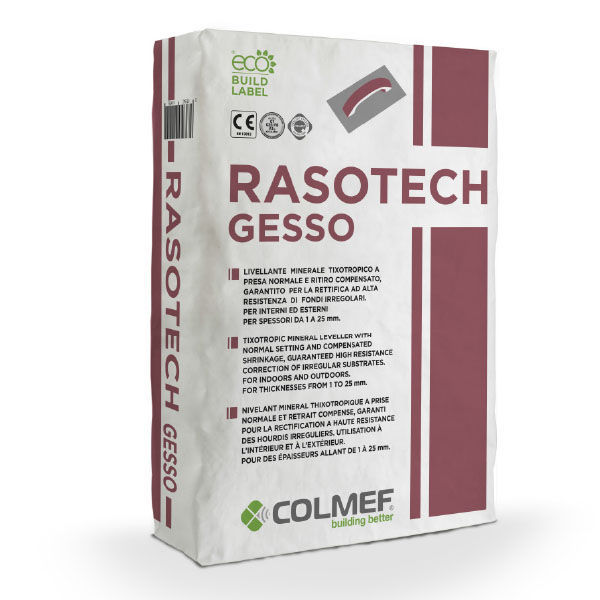 Intonaco di lisciatura - RASOTECH GESSO - COLMEF - da interno / per ...