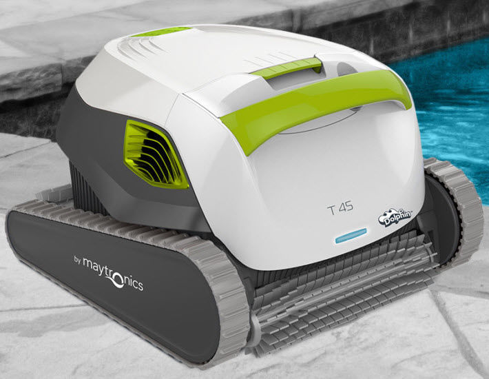 Robot da piscina elettrico - DELUXE CLASS : DOLPHIN T45 - Maytronics ...
