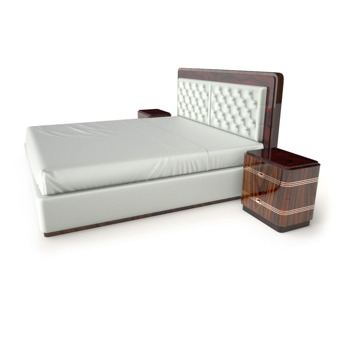 Letto matrimoniale - FIFTH AVENUE - Thomas Mucha - Art Deco / imbottito ...