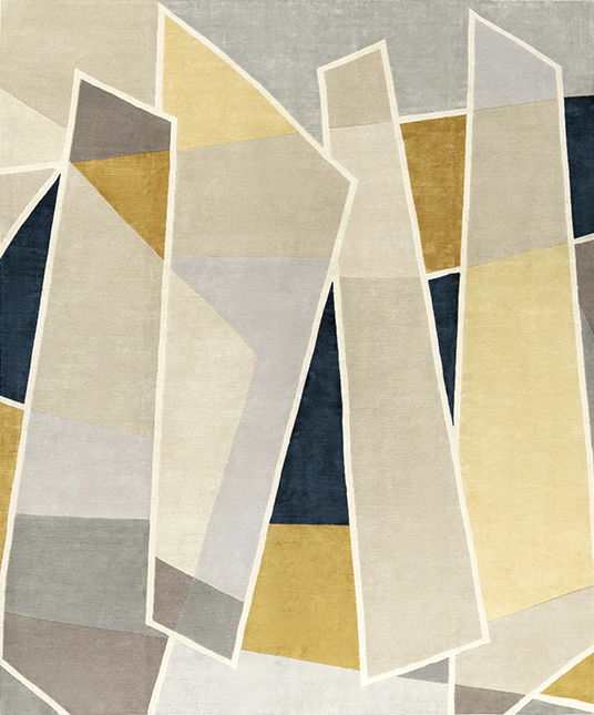 Tappeto contemporaneo - GALERIES LAFAYETTE - Tapis Rouge - geometrico ...