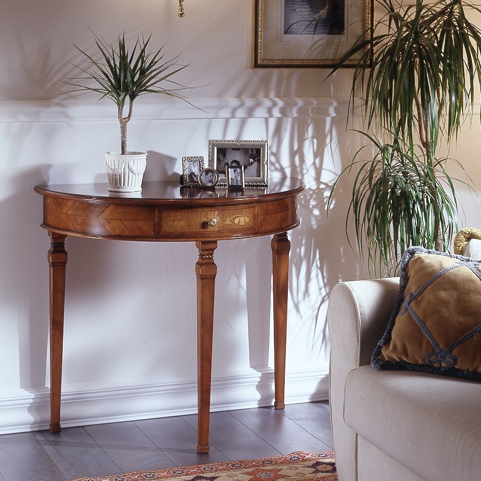 Consolle classica - D405 - MOLETTA MOBILI - in ciliegio / con supporto ...