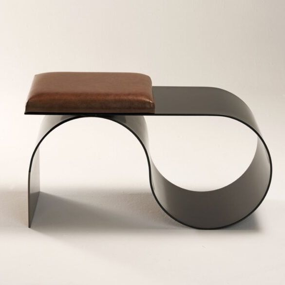 Sgabello design originale - SIA - Jason Mizrahi Designs - in pelle ...