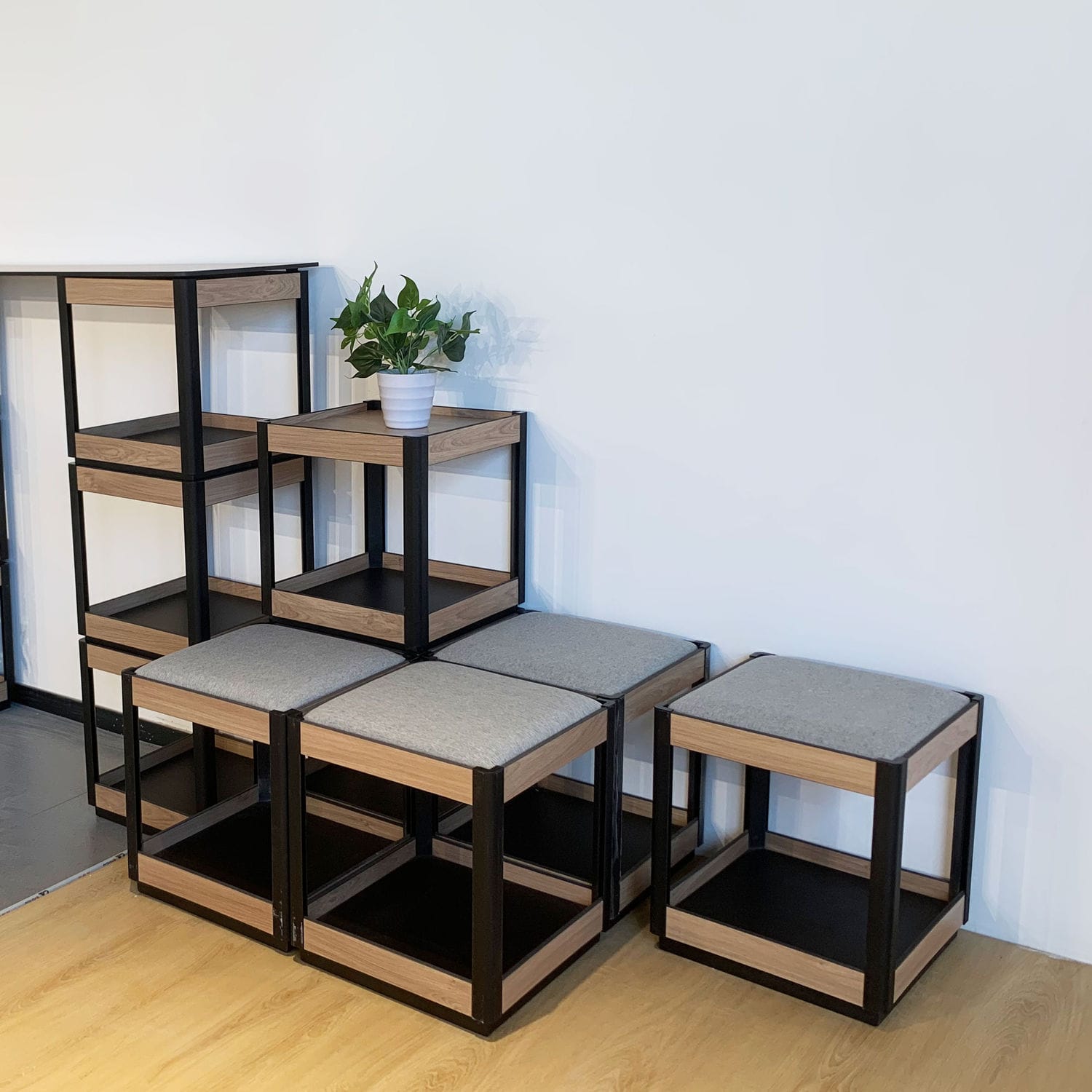Scaffale modulare - DEBO-FURNITURE-12 - DEBO - contemporaneo / in ...